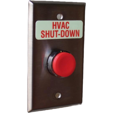 Pilla WPSYXSL HVAC Shut-Down | Momentary Button | ZOT Supply