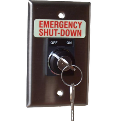 Pilla WPSK2SL Emergency Shut-Down | Keyed Selector Switch | ZOT Supply