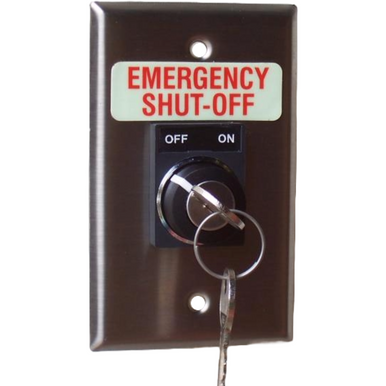 Pilla WPSK2SO Emergency Shut-Off | Keyed Selector Switch | ZOT Supply
