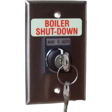 Pilla WPSK4SL Boiler Shut-Down | Keyed Selector Switch | ZOT Supply