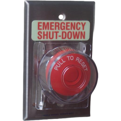 Pilla WPSMPCLMSL Emergency Shut-Down | Maintained Button | ZOT Supply
