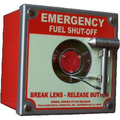 Pilla ST120SN1SL-Emergency Fuel Shut-Off | NEMA 1 Break Glass | ZOT Supply