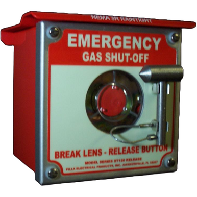 Pilla ST120SN3RSL-Emergency Gas Shut-Off | Rain Proof NEMA 3R Break ...
