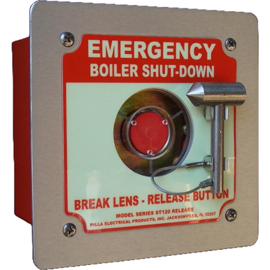 Pilla ST120FN1SL-Emergency Boiler Shut-Down | NEMA 1 Break Glass | ZOT ...