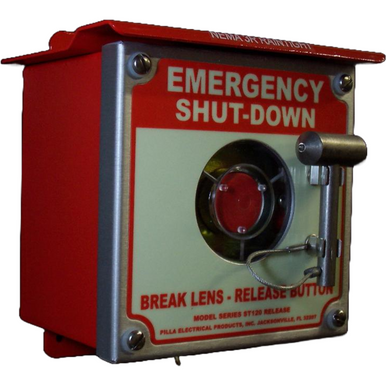 Pilla ST120SN4SL-Emergency Shut-Down | NEMA 4&12 Break Glass | ZOT Supply