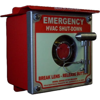 Pilla ST120SN4SL-Emergency HVAC Shut-Down | NEMA 4&12 Break Glass | ZOT ...