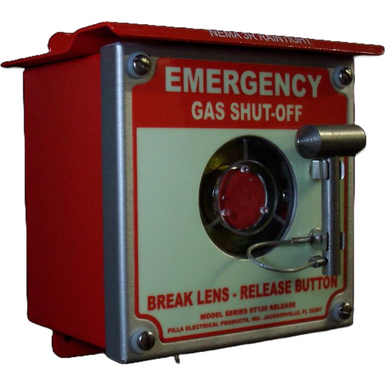 Pilla ST120SN4SL-Emergency Gas Shut-Off | NEMA 4&12 Break Glass | ZOT ...
