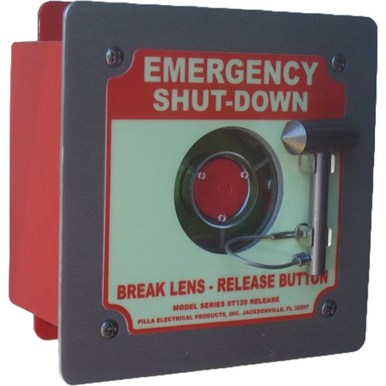 Pilla ST120FN4SL-Emergency Shut-Down | NEMA 4&12 Break Glass | ZOT Supply