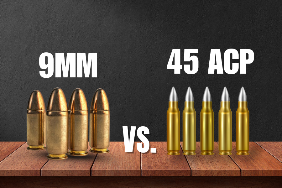 9mm vs .45 ACP – What’s The Difference? Which One is Better? - Ammunitions for Sale