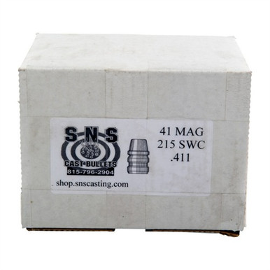 .41 CAL (.411'') 215GR SWC LEAD BULLETS 500/BOX - Ammunitions for Sale