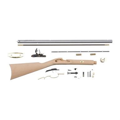 FRONTIER RIFLE KIT/SELECT RAW HARDWOOD 50CAL PERCUSSION 28 ...