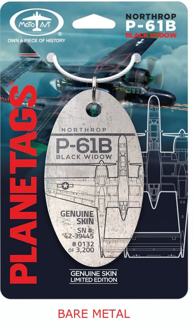 P-61 Black Widow - Plane Tags - Mid Atlantic Air Museum
