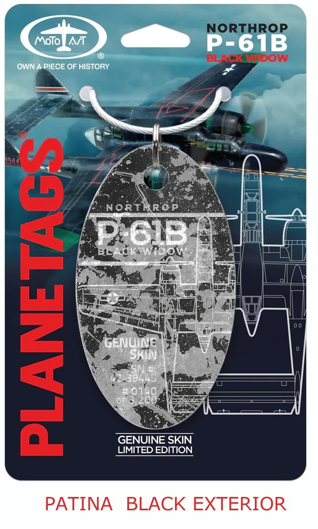 P-61 Black Widow - Plane Tags - Mid Atlantic Air Museum