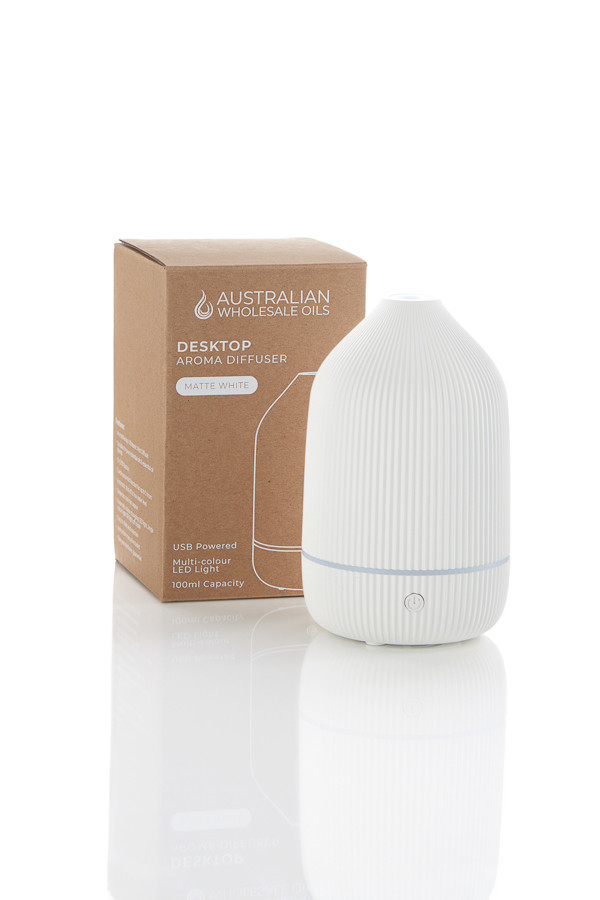 Desktop Aroma Diffuser - Matte White | AWO