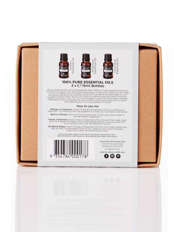 Essential Oils for Immune Support 3 Pack | Australian Wholesale Oils