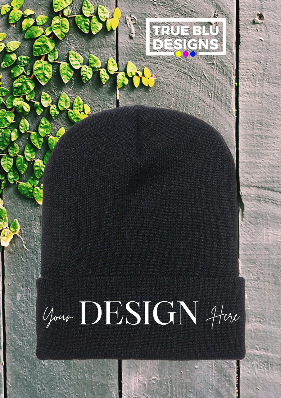 Custom Beanies - True Blu Designs, LLC.