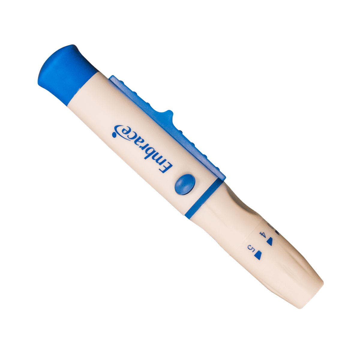 Embrace Talking Blood Glucose Meter, 100 Test strips Control Solution ...