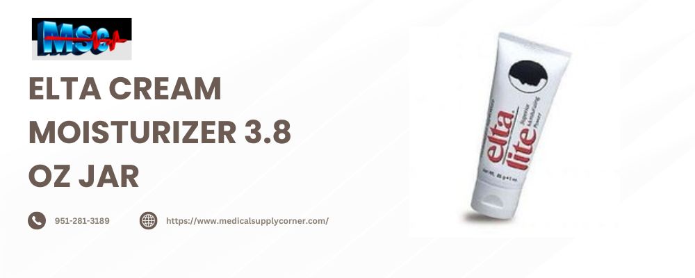 Elta Cream Moisturizer 3.8 oz Jar - Medical Supply Corner