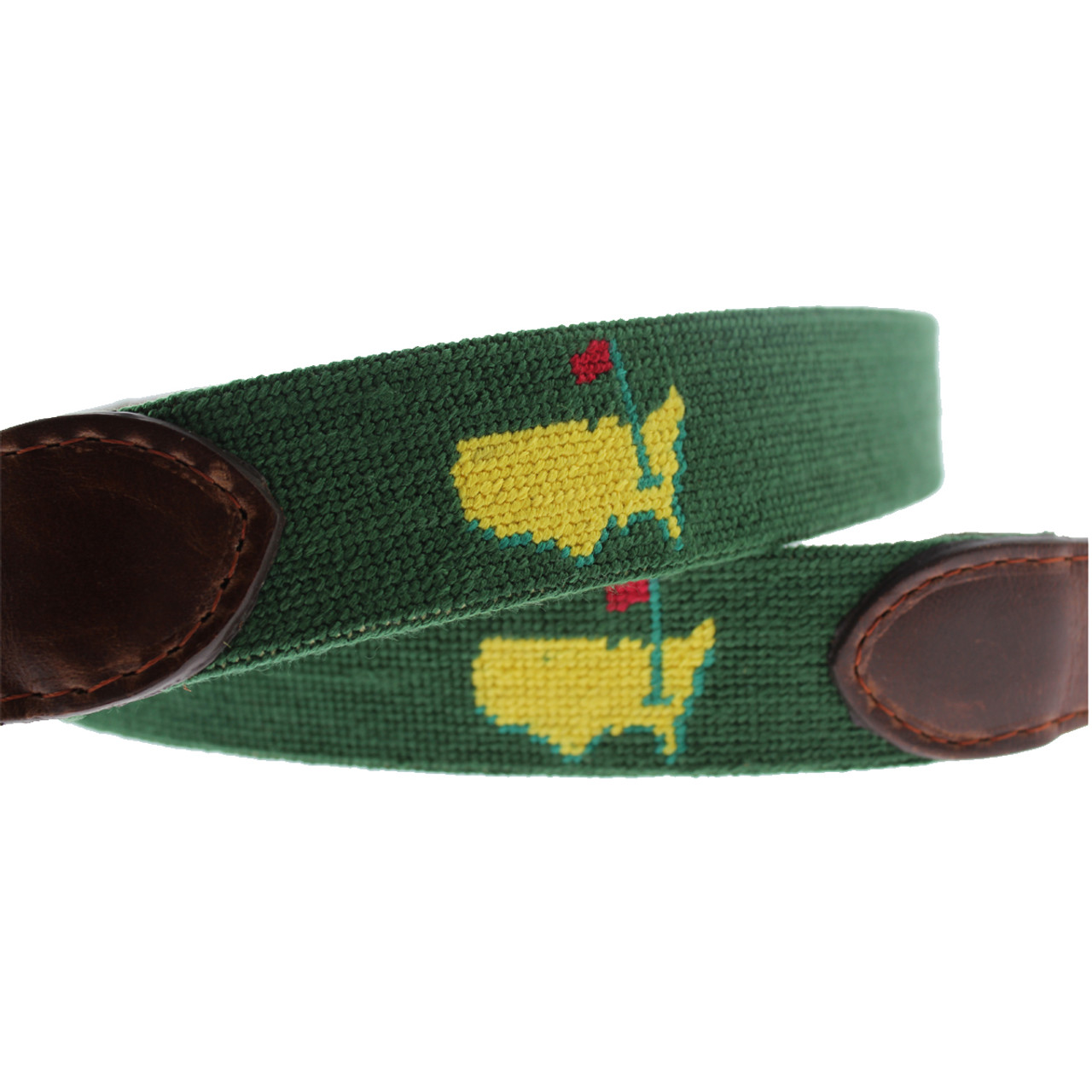 Masters Smathers & Branson Needlepoint Belt - Green Masters Smathers & Branson Needlepoint Belt - Green