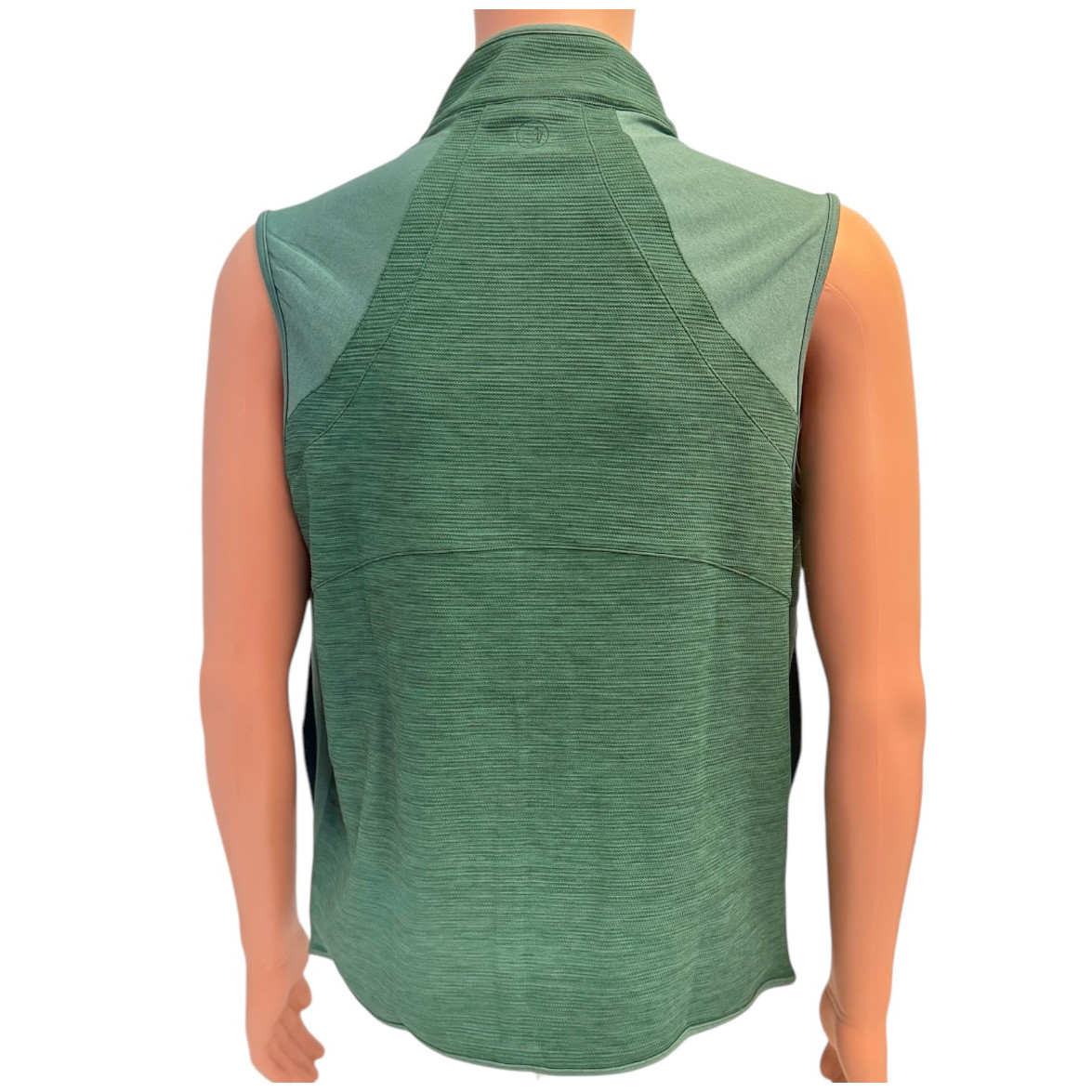 Masters Peter Millar Textured Green Full Zip Vest
