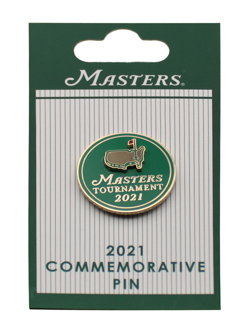 2021 Masters Commemorative Pin - 2021 Dated Masters Golf Accessories