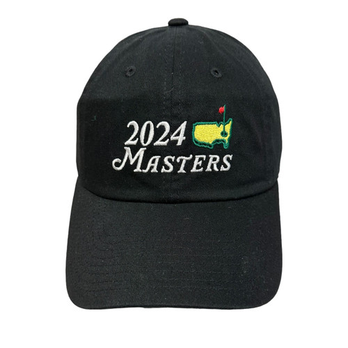 2024 Masters Big Logo Black Caddy Hat | Hats and Visors | 2024 Masters ...
