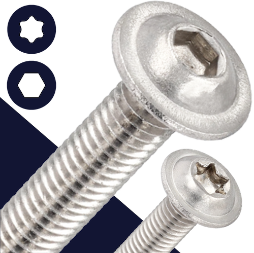 Screws - Button Head Flange - BelMetric