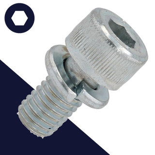 Screws - SEMS Captive Washer - Socket Head SEMS - BelMetric