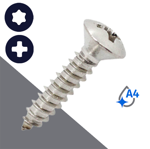 1-2 Week Special Orders - Sheet Metal Tapping Screws - Oval Head ...