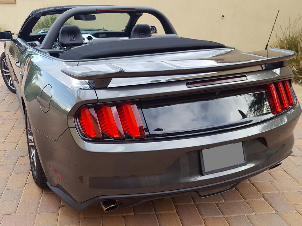 Ford Mustang Convertible "Black Mamba" 2015-2017 Custom 2Post No Light ...