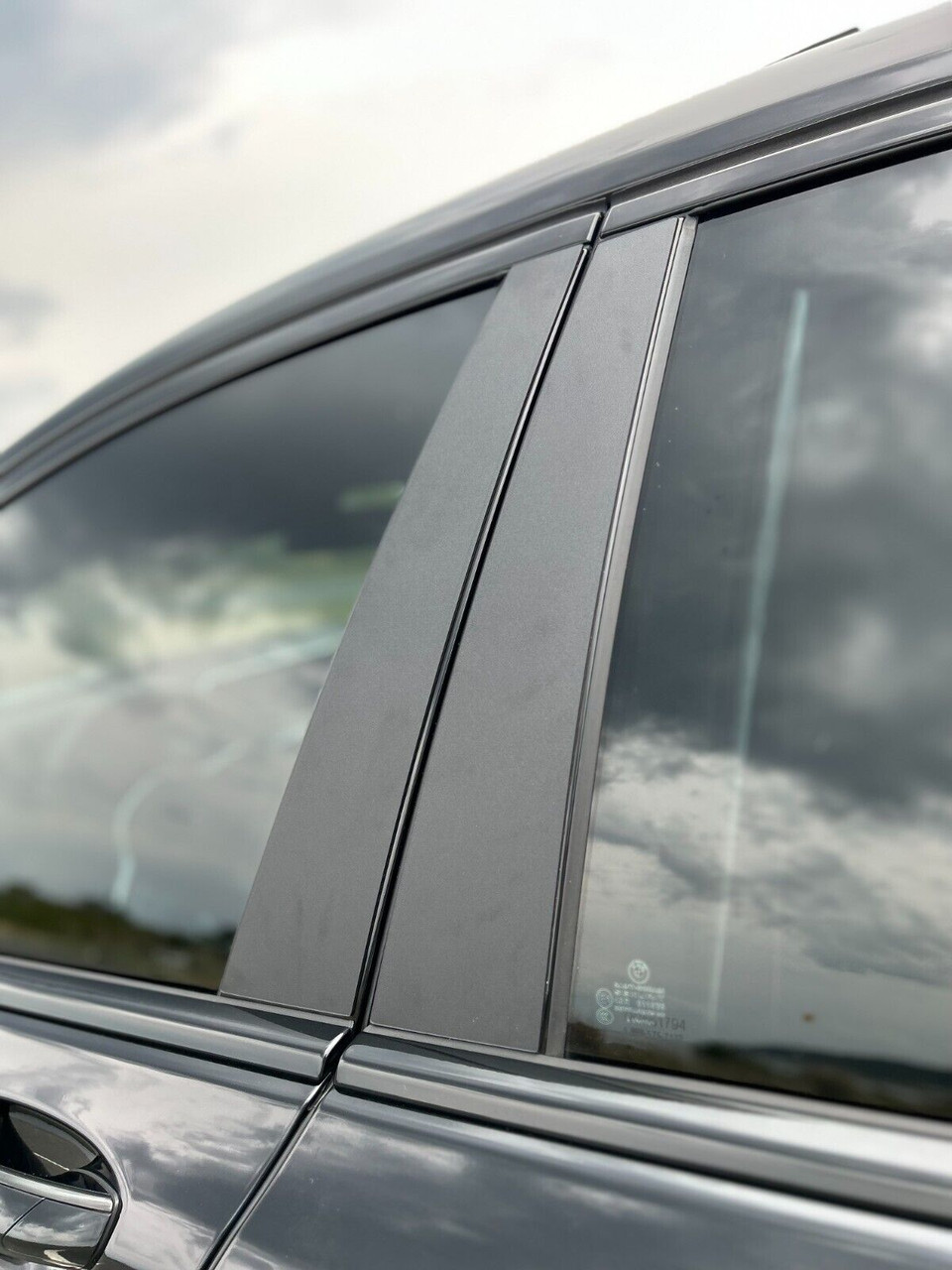 Chevy Impala 2006-2013 MATTE BLACK Textured Pillar Posts Door Trim 6PCS ...