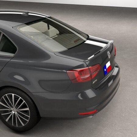 Volkswagen Jetta 2015-2017 Factory Lip No Light Rear Trunk Spoiler ...