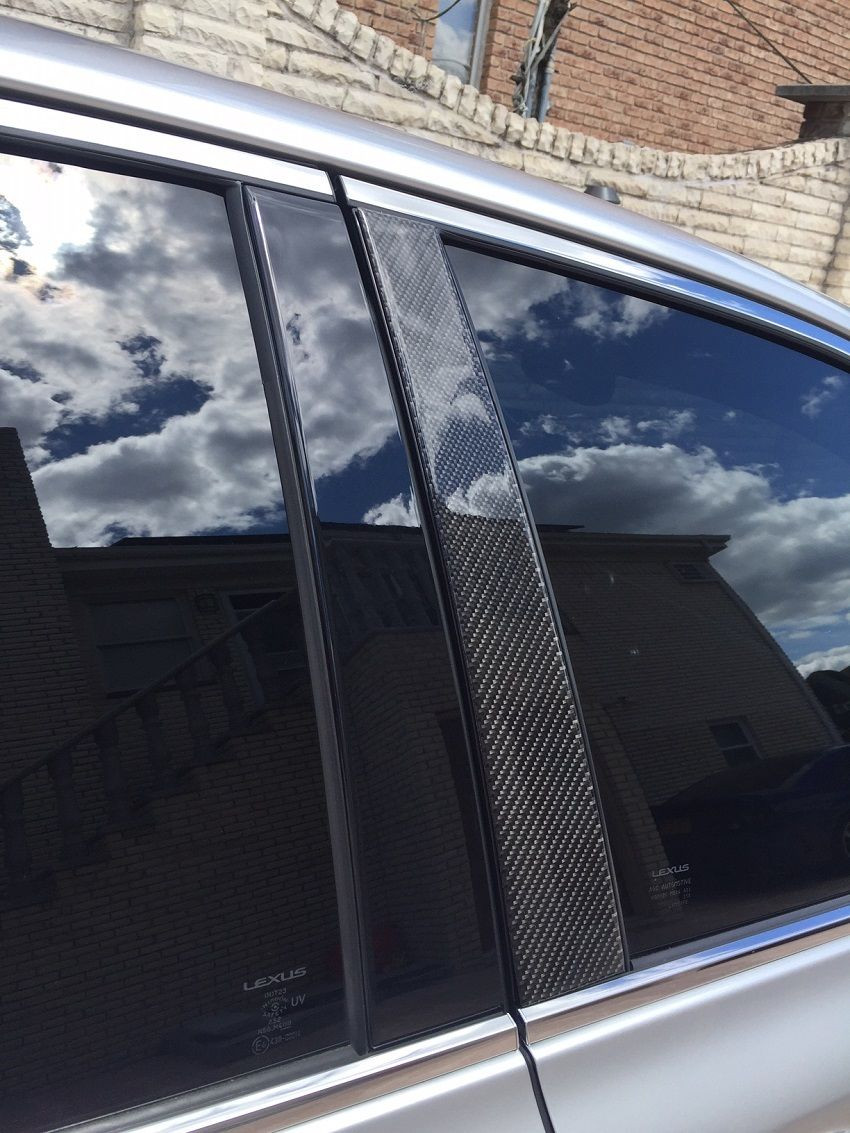 Jeep Grand Cherokee 2011-2020 Real Carbon Fiber Pillar Posts Trim 8PCS ...