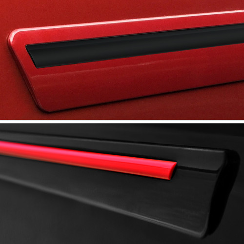 Painted Body Side Door Moldings W/Color Insert for TOYOTA Tundra CREW ...