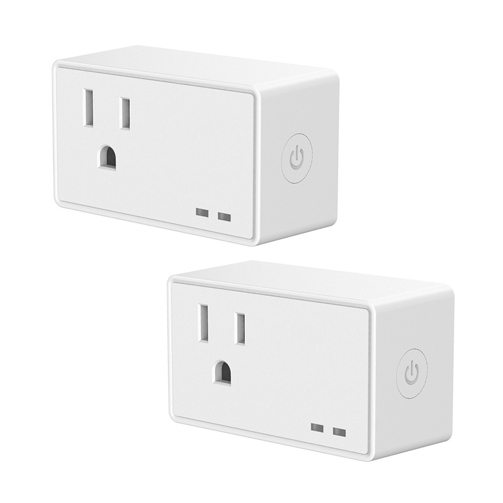 2 PACK Smart Power Socket working with Alexa, Google home, IFTTT, UL ...