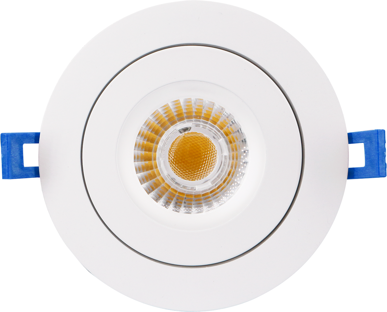 4" Round LED Gimbal Downlight – 9W, 750 Lumens, 3CCT, CRI>90, Dimmable ...