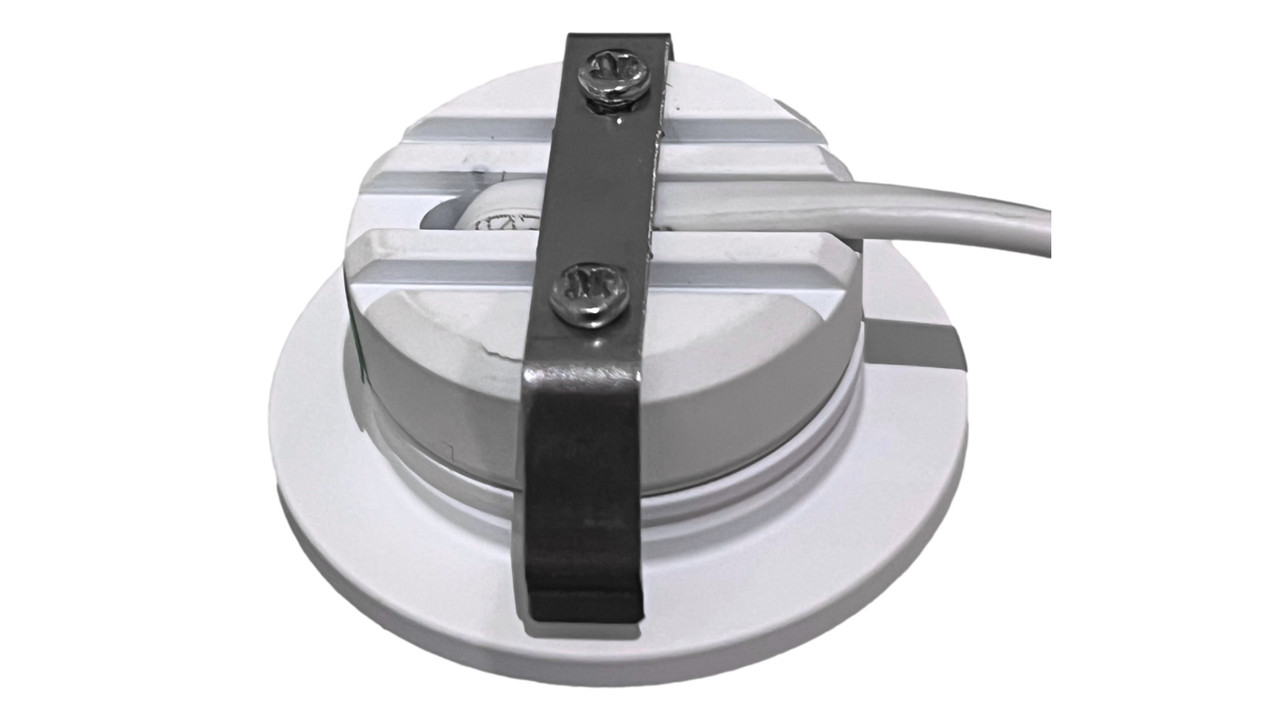 Round Mini LED Puck Light – 1W, 3000K, 20 Lumens, 90 CRI, White Finish ...