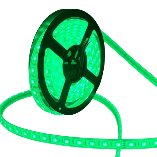 Waterproof LED RGB Strip – 24V, 8W/M, 10mm Width, RGB, IP68, 5M Roll ...