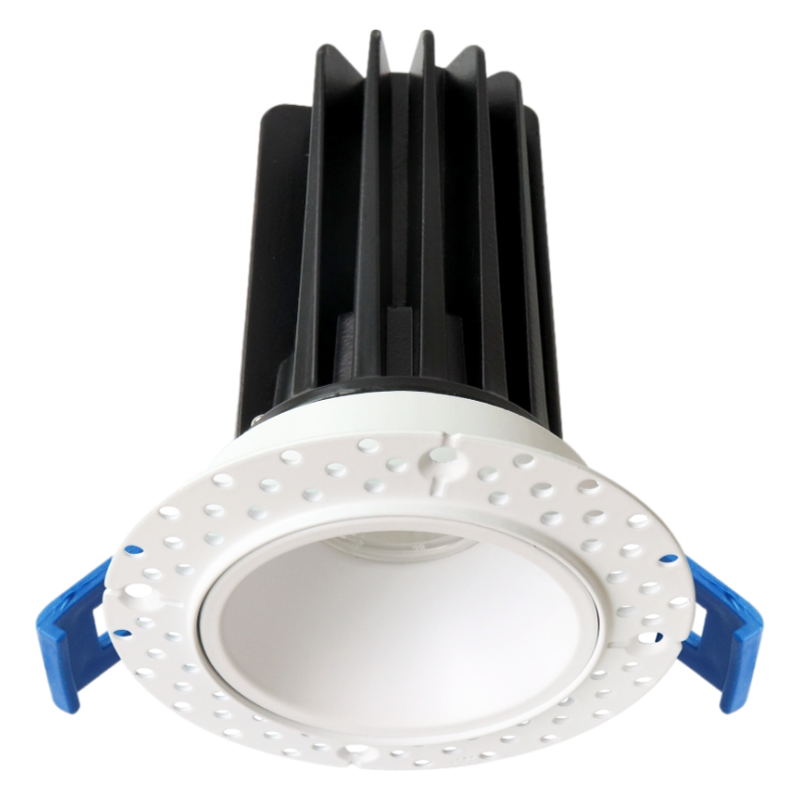 2" Trimless Round LED Regressed Downlight, 12W, 1000 lm, 5CCT, CRI>90 ...