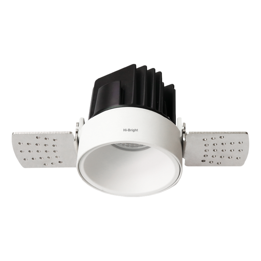 2" Bump-Free Trimless Round LED Regressed Downlight, 8W, 650 lm, 5CCT ...