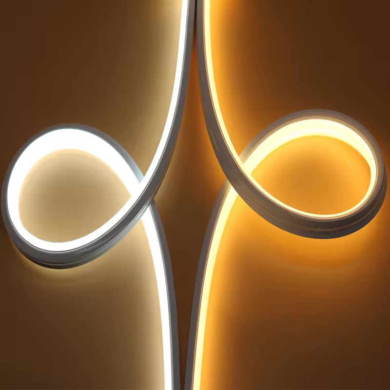 1010 Top View LED Neon Strip Light: 10mm Width x 10mm Height, DC 24V, 7 ...