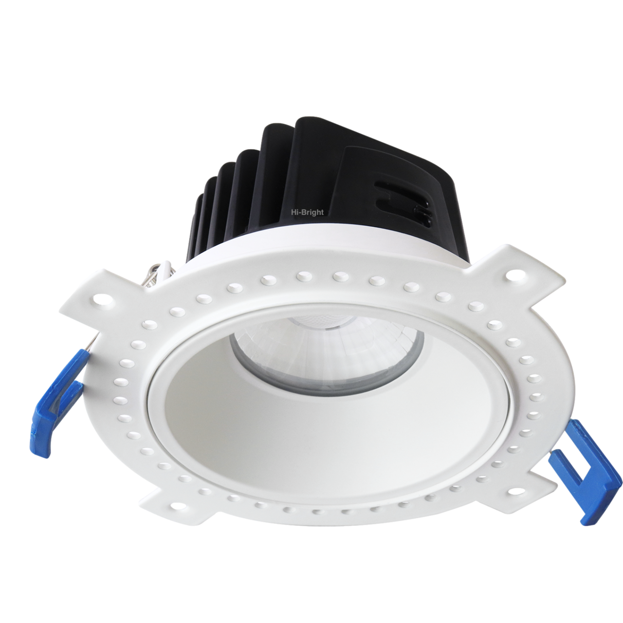 4" Trimless Round LED Regressed Downlight, 15W, 1200 Lumens, 5CCT ...