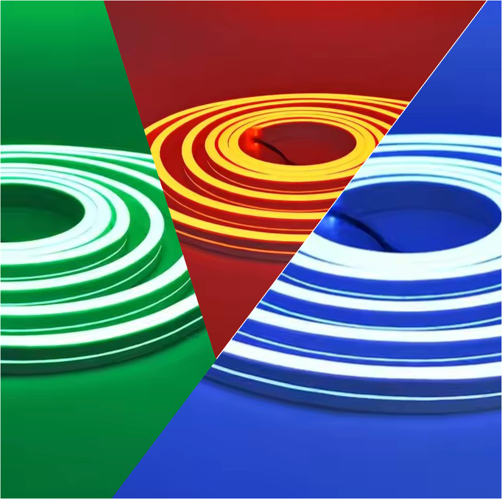 1018 Side View LED Neon Strip Light: 10mm Width x 18mm Height, DC 24V ...