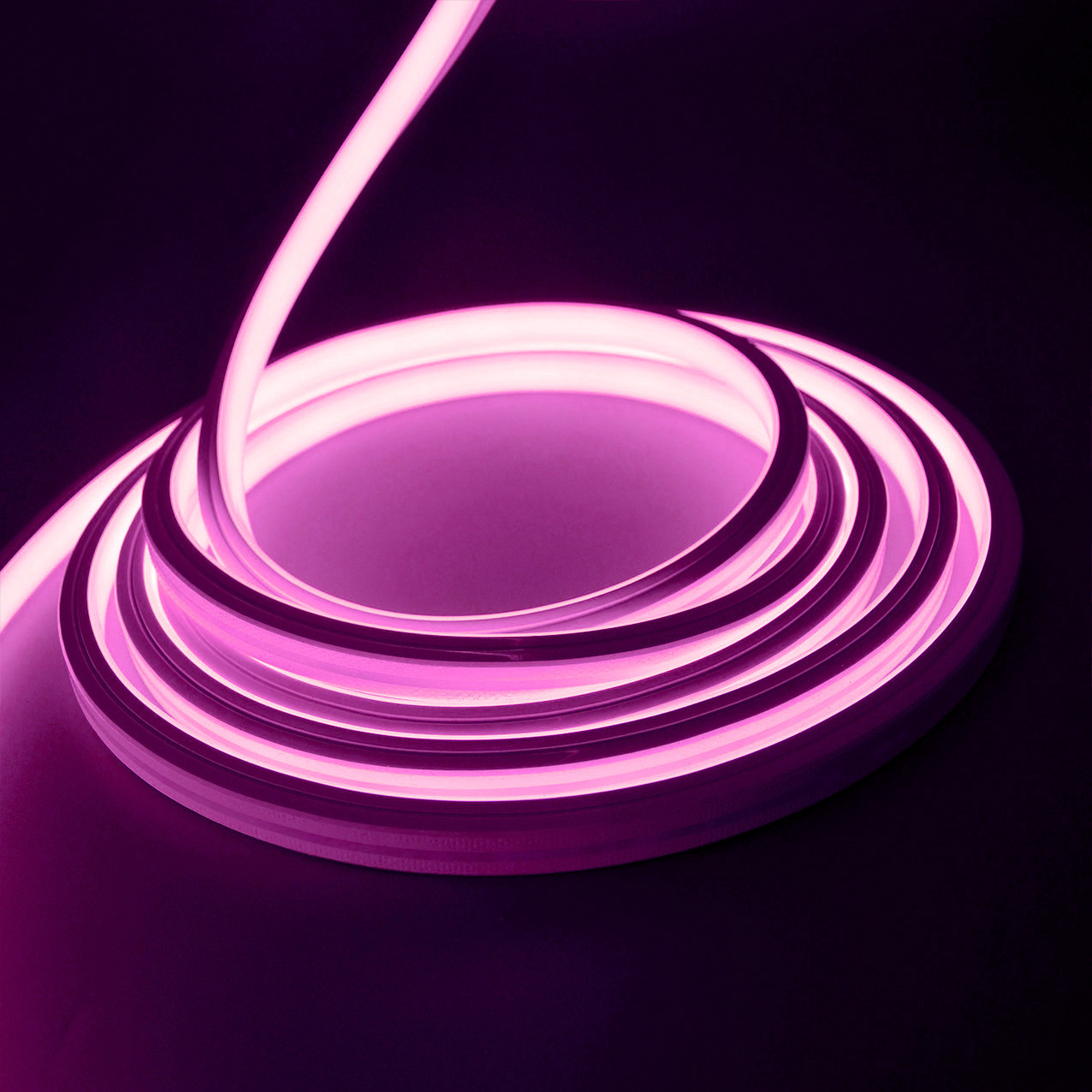 1225 Side View LED Neon Strip Light: 12mm Width x 20mm Height, DC 24V ...