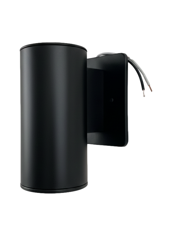 5W LED Outdoor Down Wall Light, IP65, 3000K, Black Finish - Hi-Bright ...