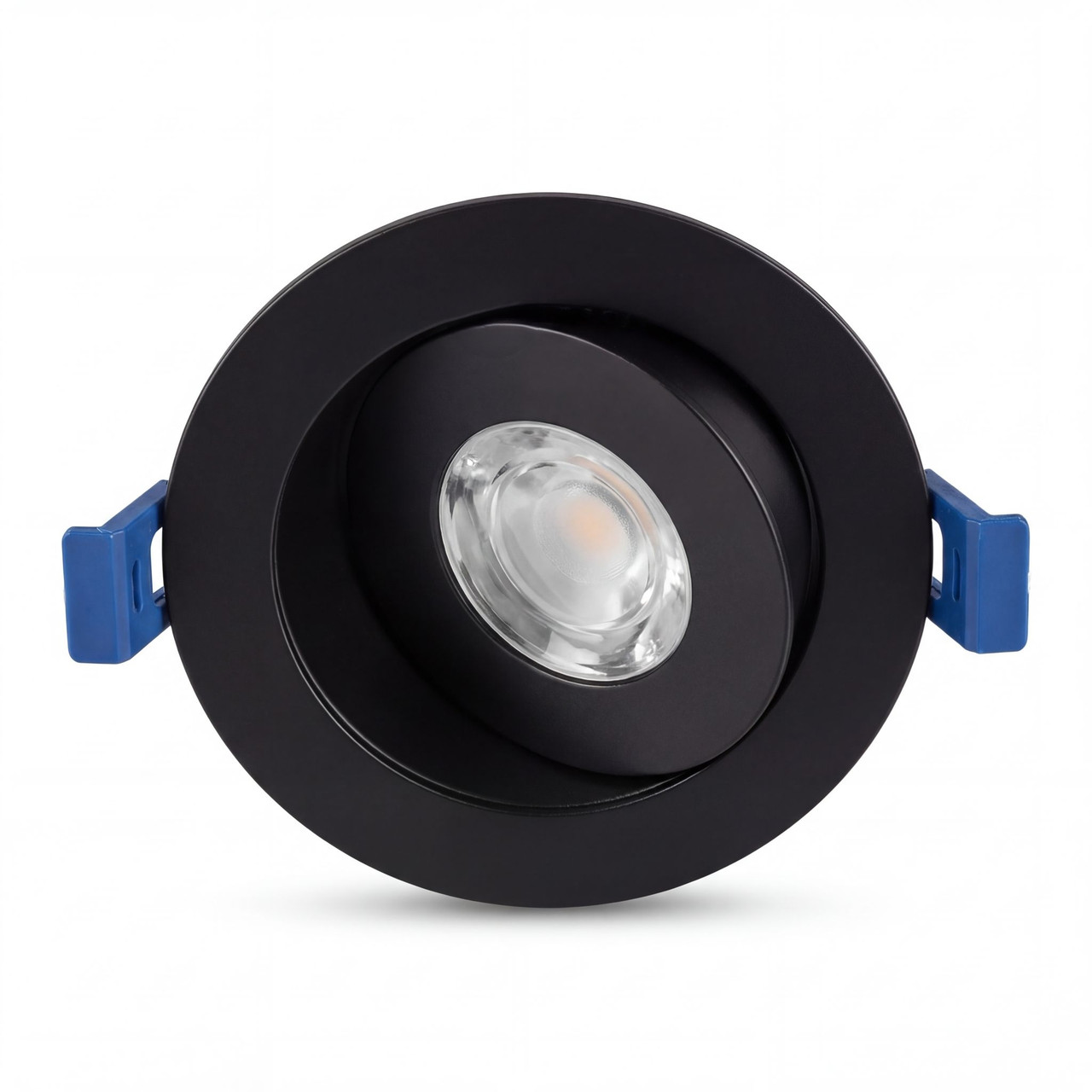 4" Round LED Floating Gimbal Downlight, 9W, 630 Lumens, 360° Rotation ...