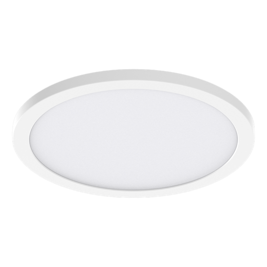 12" Round LED Slim Surface Mount Downlight – 24W, 1500 Lumens, 5CCT ...