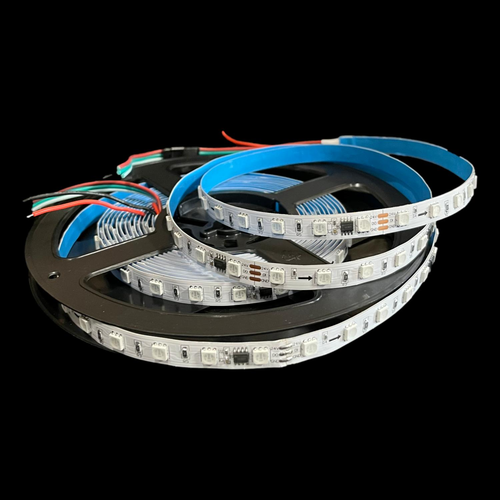 5050 Addressable(Running) RGB LED Strip – 60D, 24V, 14.4W/M, 10mm Width ...