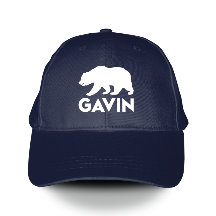 Gavin Bear (Navy Baseball Cap) - Gavin Newsom For Governor Webstore