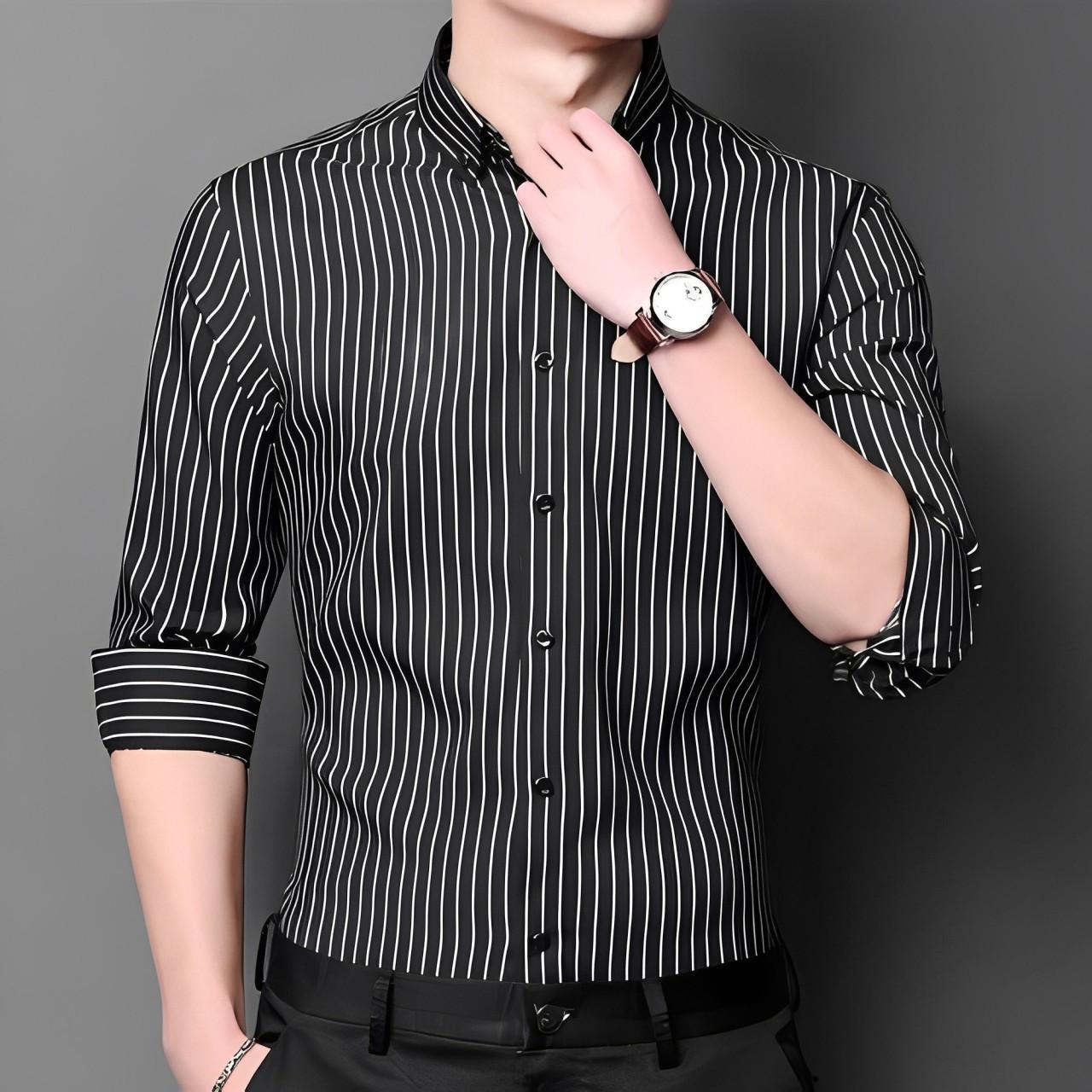 Chemise Elégante Rayée